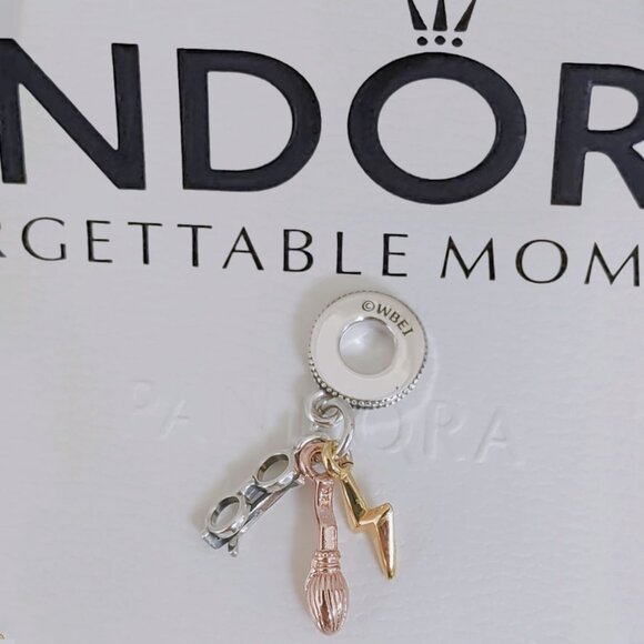 Pandora | Jewelry | Pandora Harry Potter Glasses Nimbus 200 Lightning ...